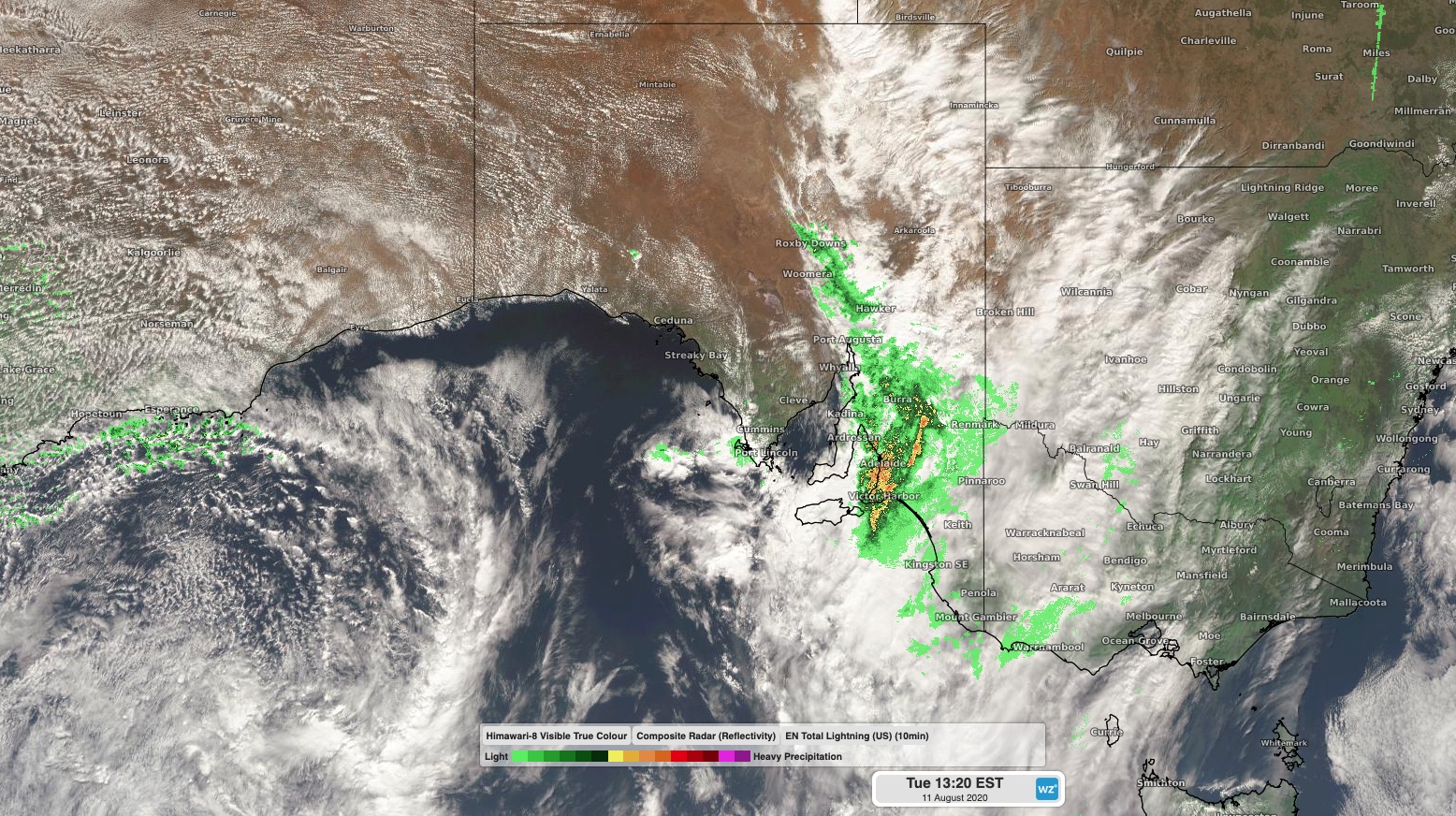 Adelaide's best rain in months, with more on the way