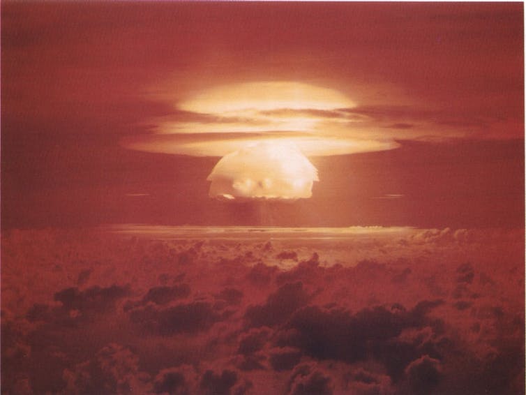 Cold war nuclear tests changed rainfall thousands of miles away