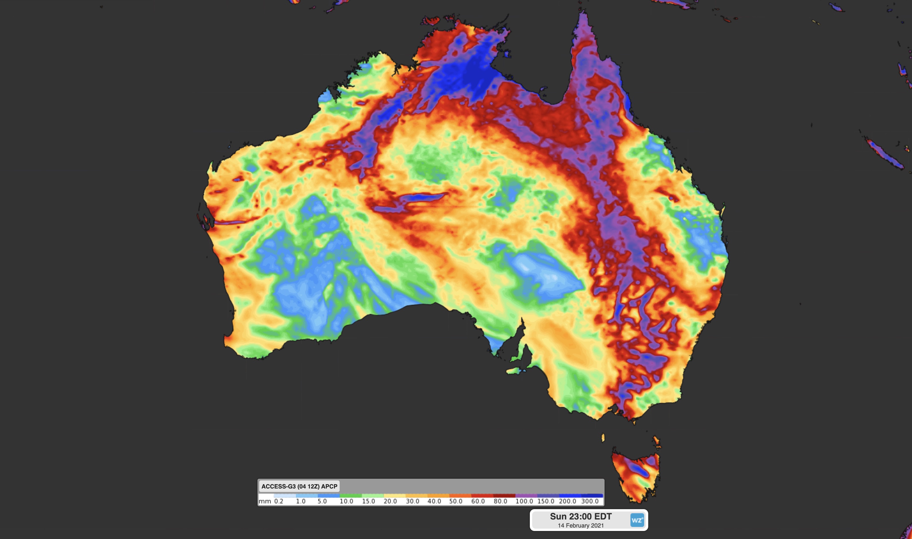 Tropical low to bring widespread rain