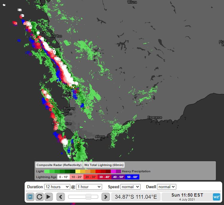 Storms lash southwest WA