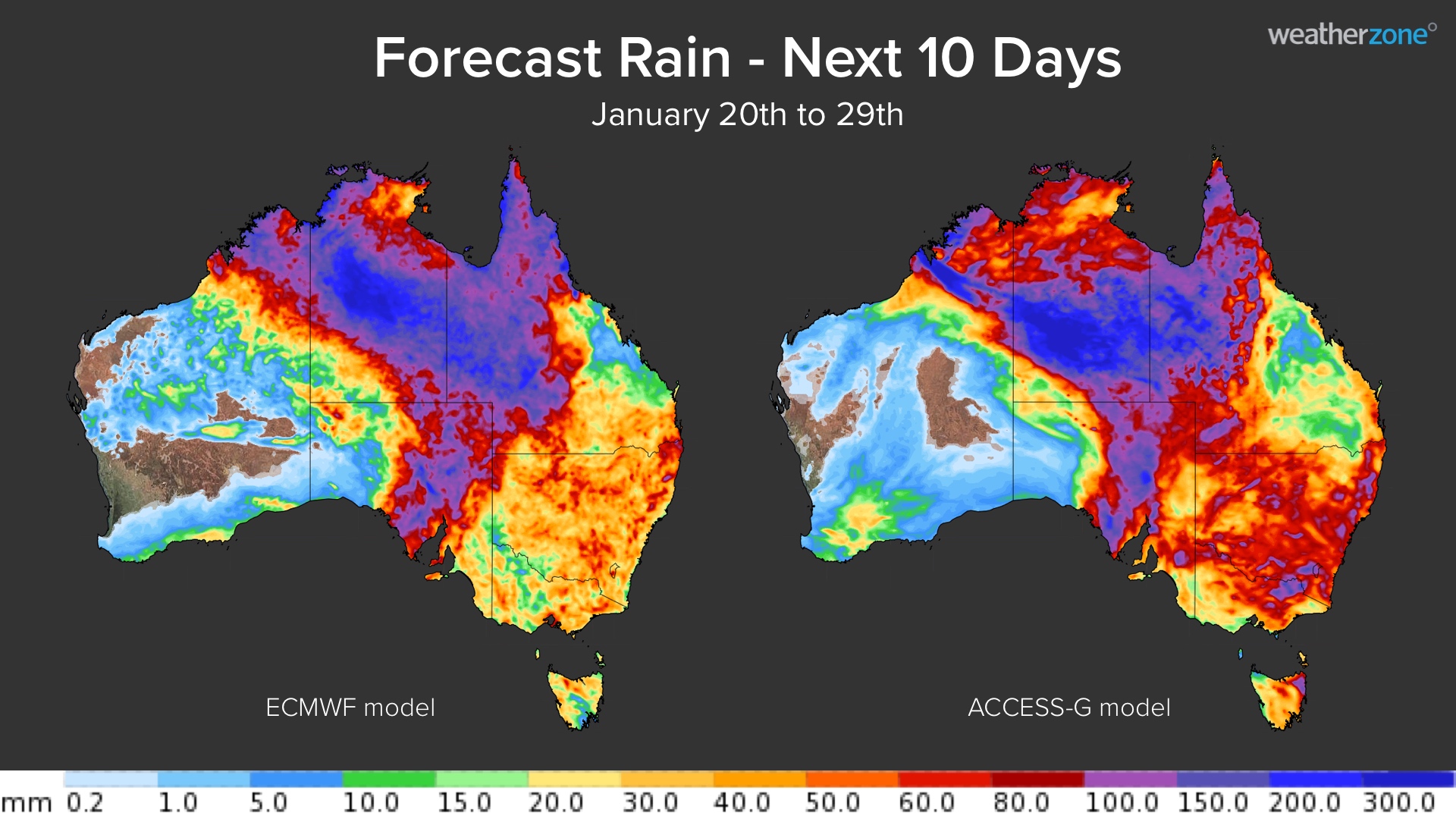 Widespread rain looms as cyclone risk increases