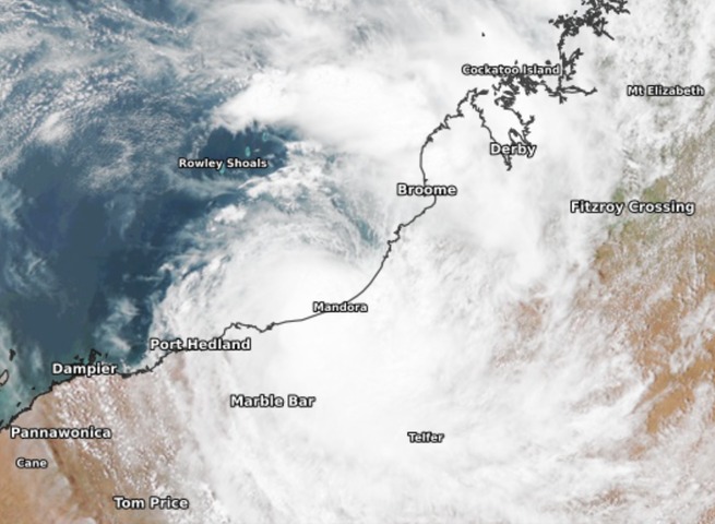Anika remains below cyclone strength