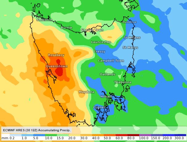 Wet And Windy In Tasmania