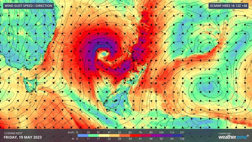 New Zealand bracing for days of wild weather