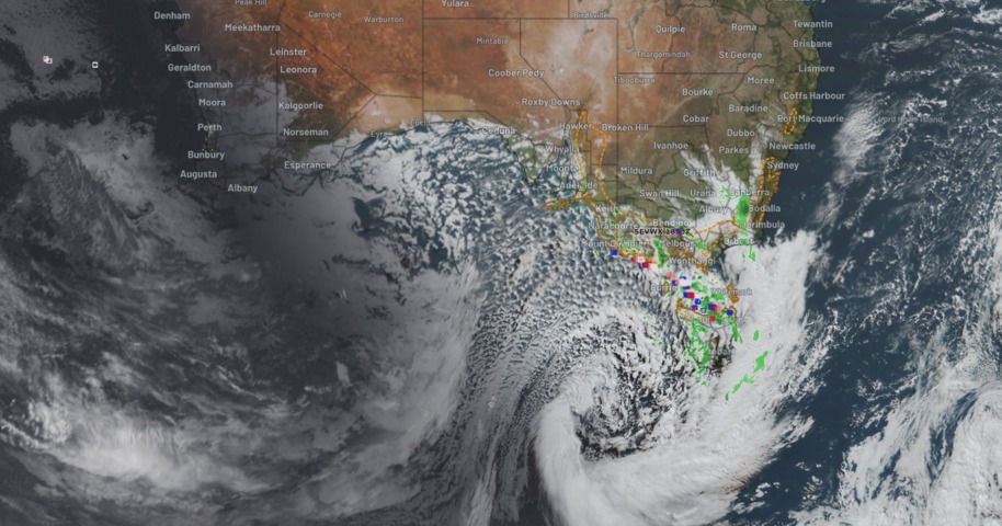 The cold front has arrived