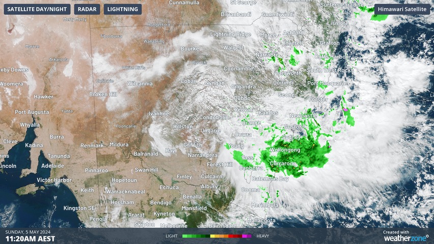 Intense Rainfall: Over 100mm in just 3 days over NSW
