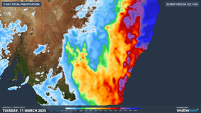 South Australia Radar and Rainfall Map