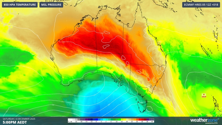 Hottest day in 5 to 6 years as fires scorch parts of NSW