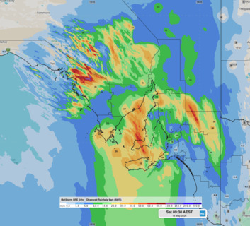 Geraldton Weather Radar | Rain Radar for Geraldton WA 128km