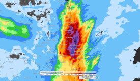 Tasmania Radar and Rainfall Map