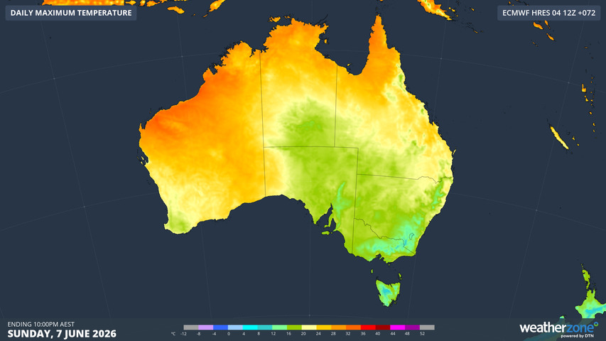 Cold nights, mild days across most of Australia for King’s Birthday’s ...